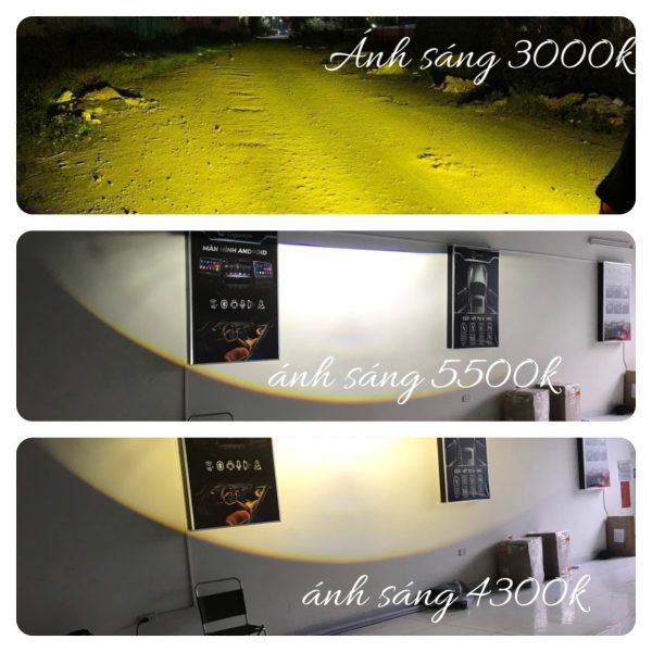 Bi Gầm Led Delta X1 3 Chế độ Màu An Toàn Trên Mọi Nẻo đường